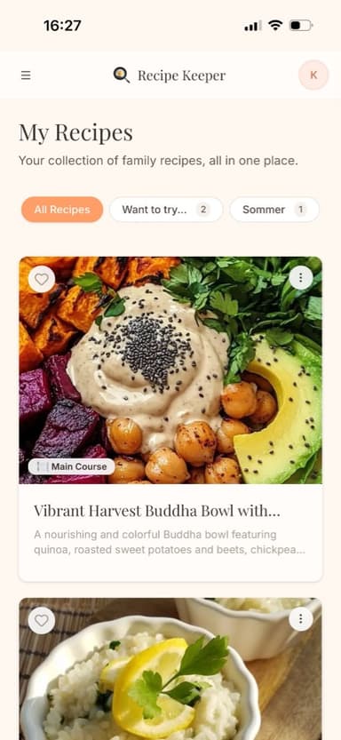 Recipe Keeper - Preserve Family Recipes